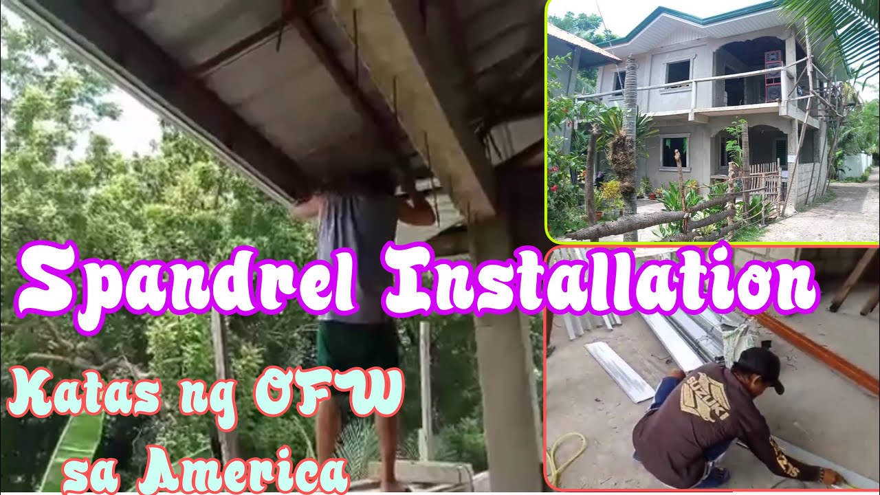 SPANDREL CEILING INSTALLATION IN CEBU PHILIPPINES| MAGKANO ANG NAGASTOS ...