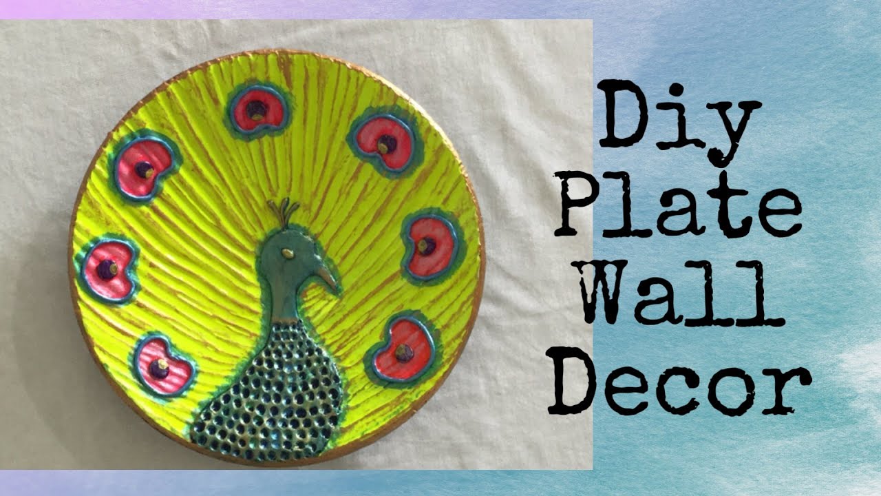 Diy Plate Wall Decor - YouTube