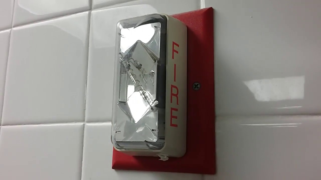 EST Integrity Fire Alarm Strobe - YouTube