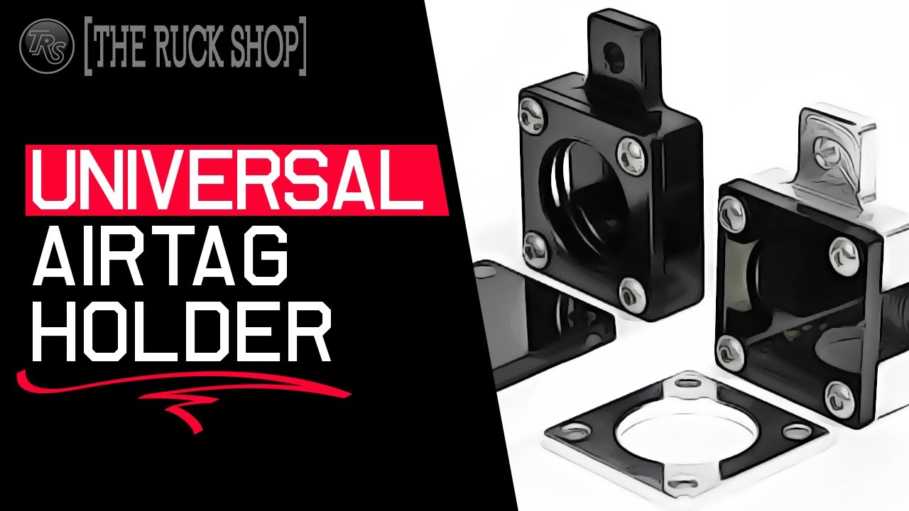 TRS Universal AirTag Holder - YouTube