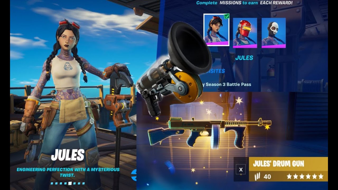 Fortnite: How to EASILY get Jule’s Vault Card, Jule’s DrumGun And her ...