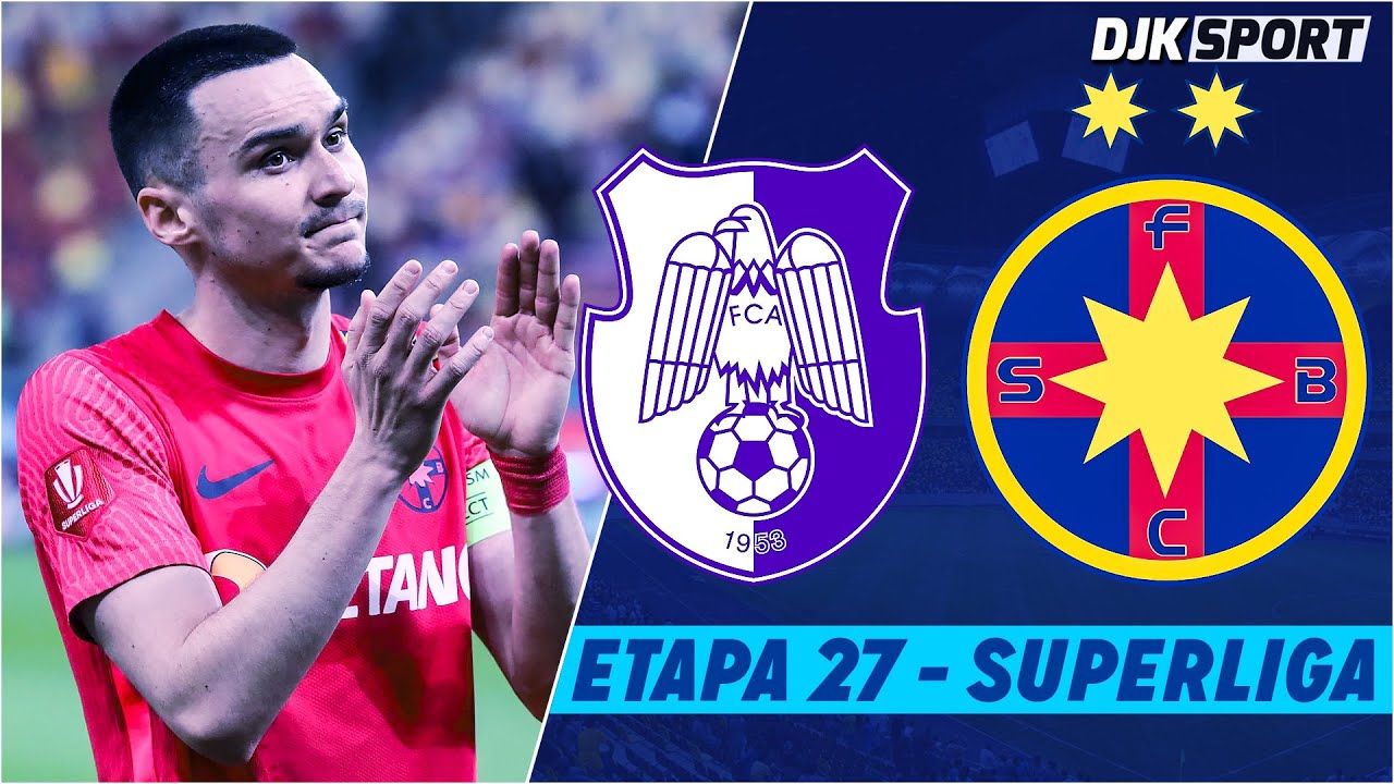 🔴 LIVE FC ARGES - FCSB 1-2 | SUPERLIGA ROMANIA | LIVE FCSB 2023 - YouTube