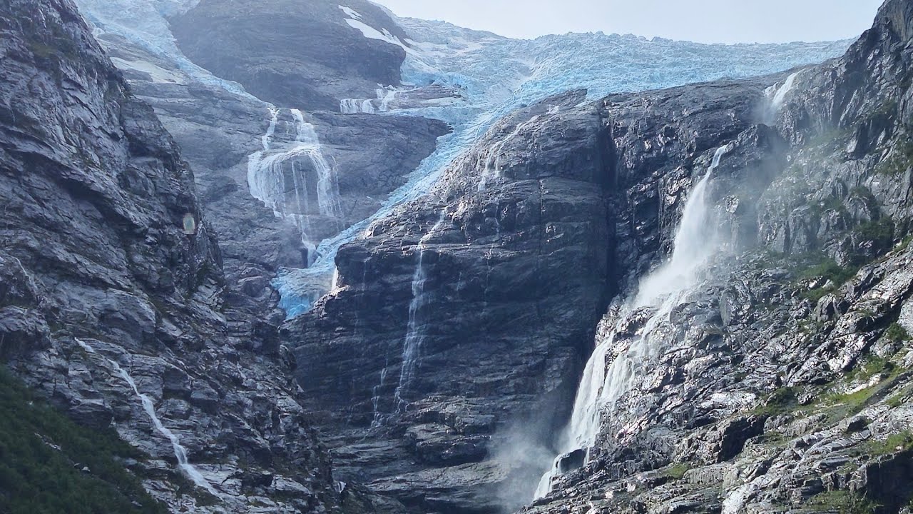 Norway Ep.2 | Hiking Briksdal Glacier in Olden, Kjemndalabreen Glacier ...