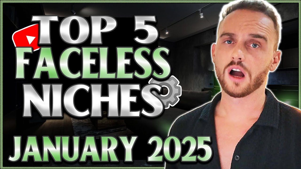 ⭐️ TOP 5 NICHES TO START IN JANUARY 2025 | BEST FACELESS NICHES YOUTUBE ...