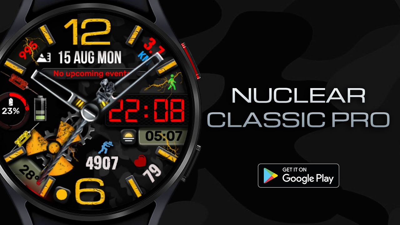 Nuclear Classic Pro Watchface - YouTube