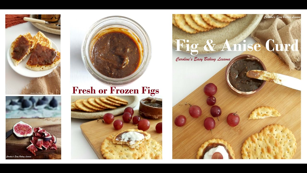 Amazing & Simple Fig & Anise Curd - using frozen figs! - YouTube