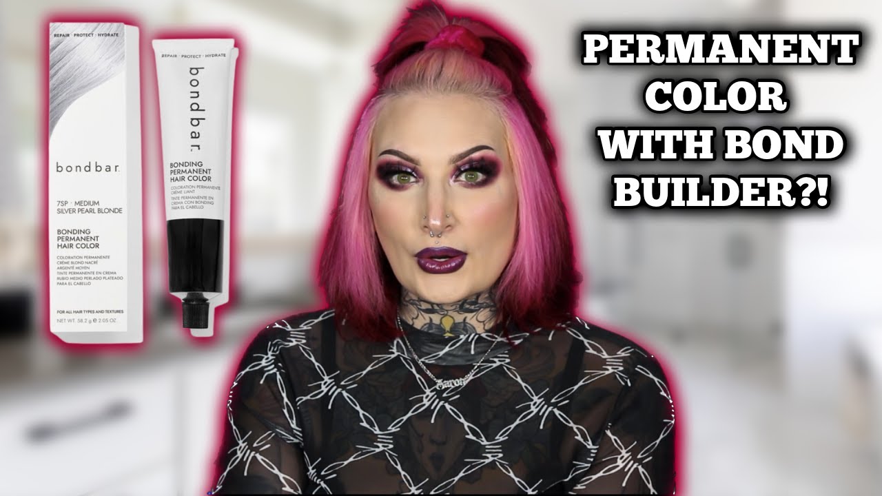 Trying Bondbar Permanent Hair Dye! - YouTube