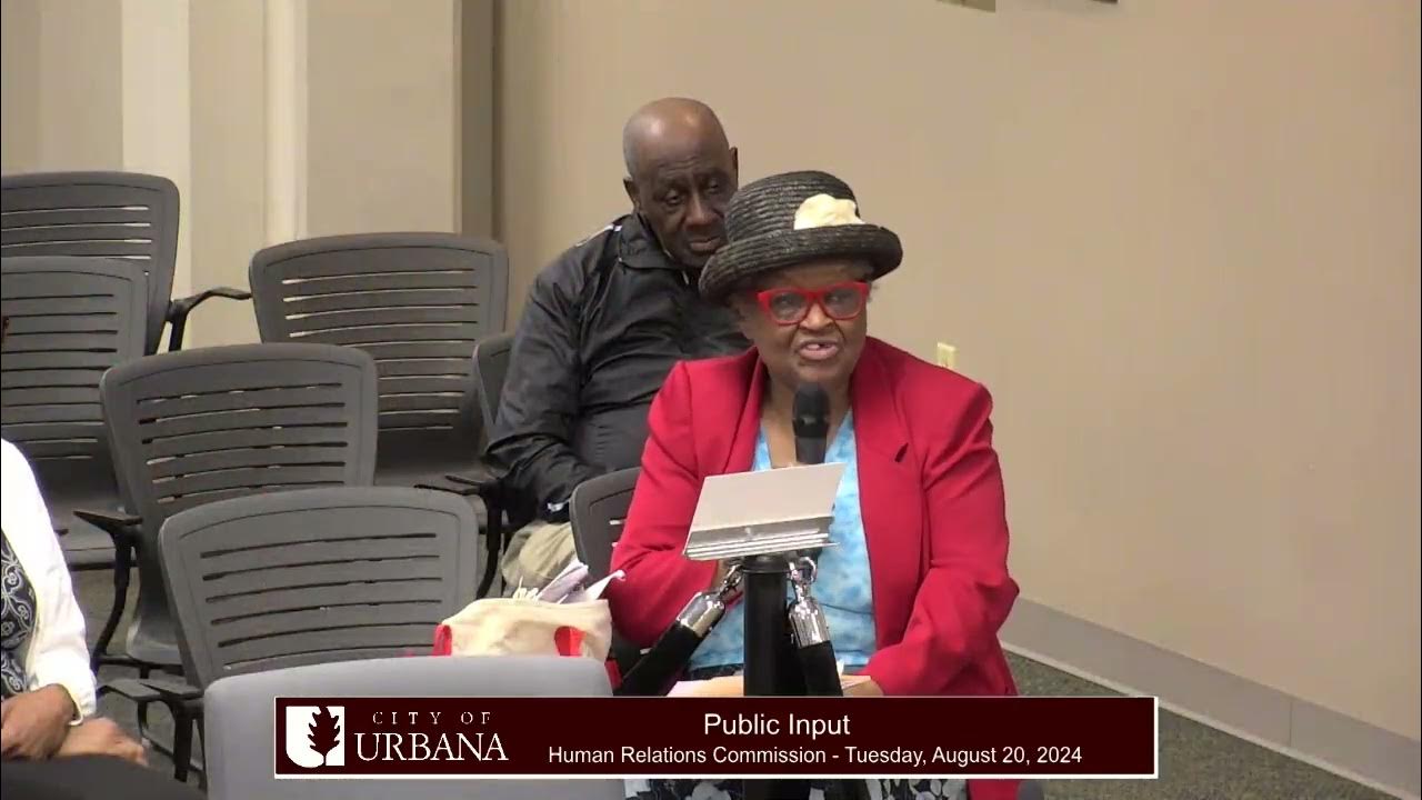 Human Relations Commission Meeting - Tuesday, August 20, 2024 - YouTube