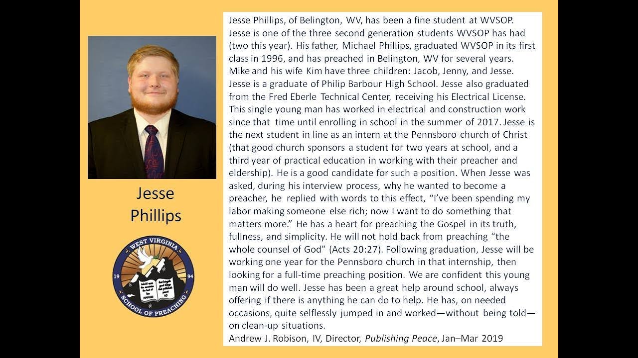 Light From Above #398 Interview with Jesse Phillip. 2019 WVSOP ...