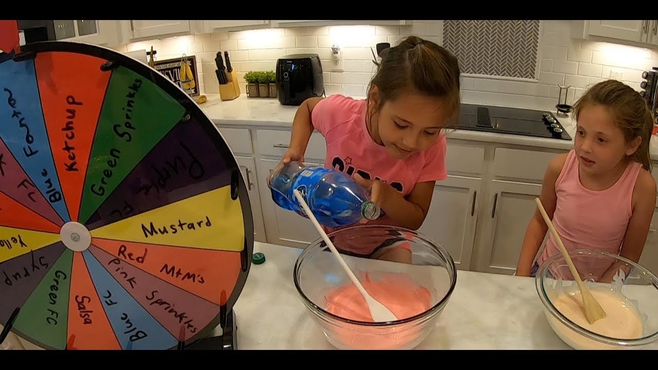 Spinning Wheel CRAZY Slime Challenge!!!! - YouTube