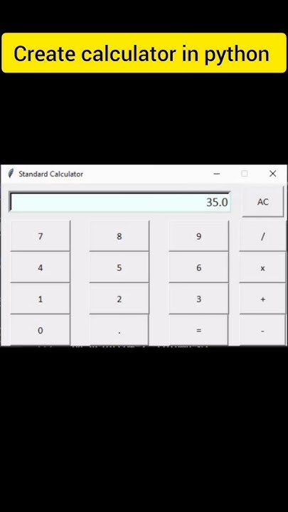 How To Create Calculator Using Python Shorts Python Youtubeshorts Youtube