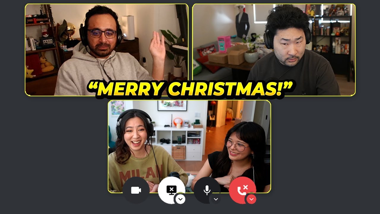 Christmas Caroling with Miyoung to Twitch Streamers! - YouTube