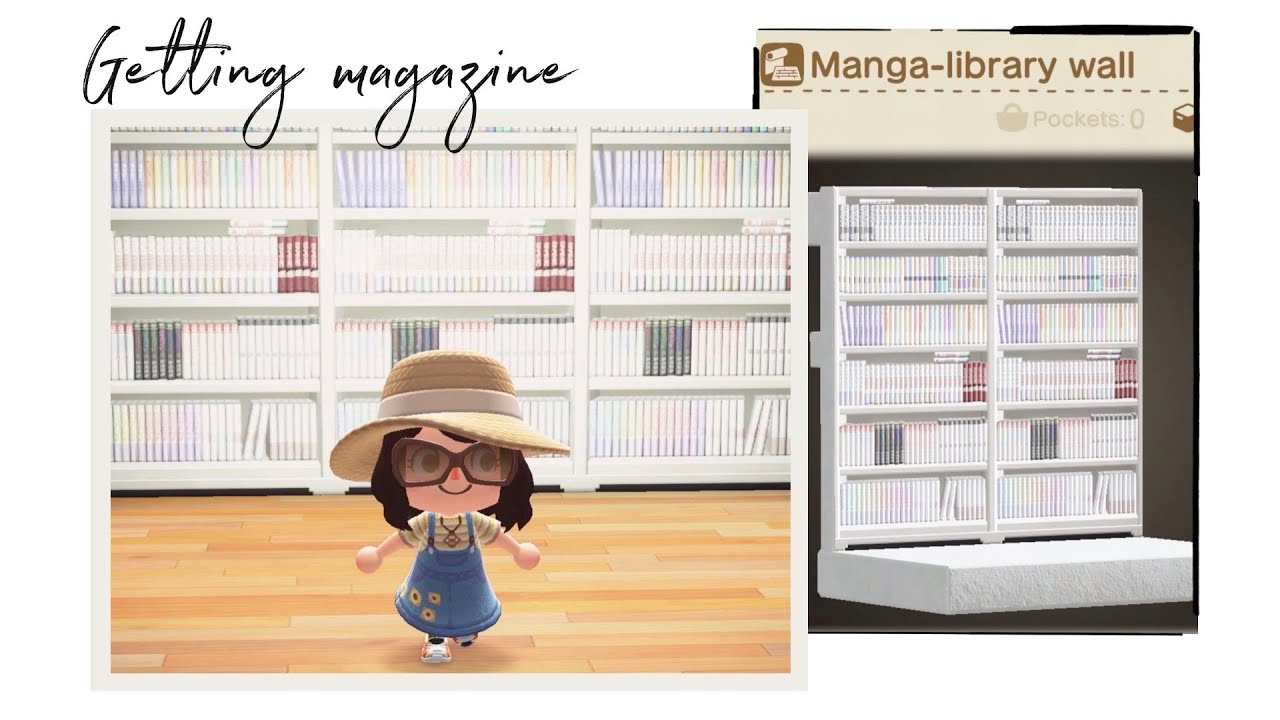 MAGAZINE | MANGA WALL | GIVE AWAY | ACNH - YouTube
