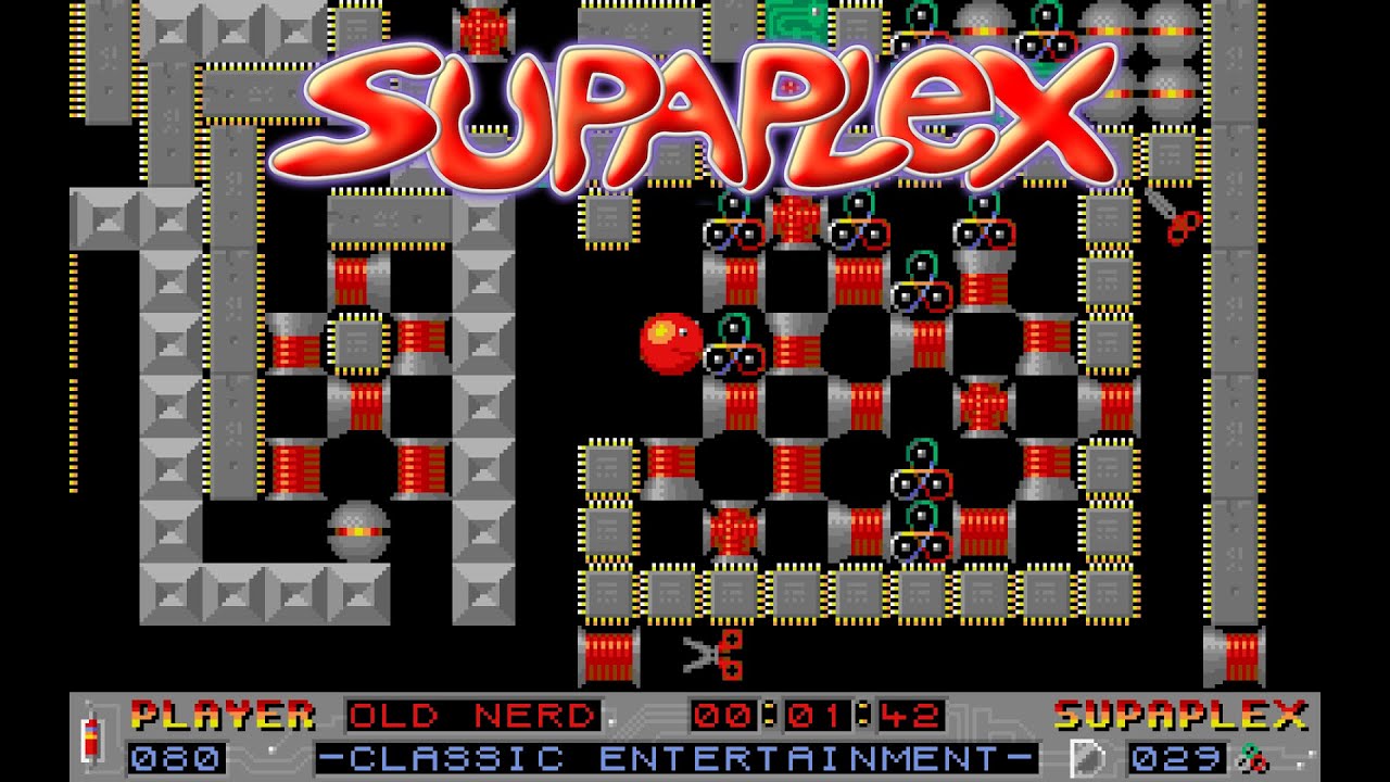 Supaplex | #80 Classic Entertainment | PC (DOS) Gameplay 4K - YouTube