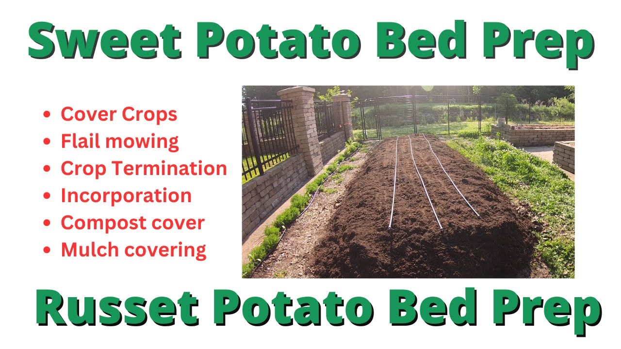 Potato beds Prep June 1st 2023 - YouTube