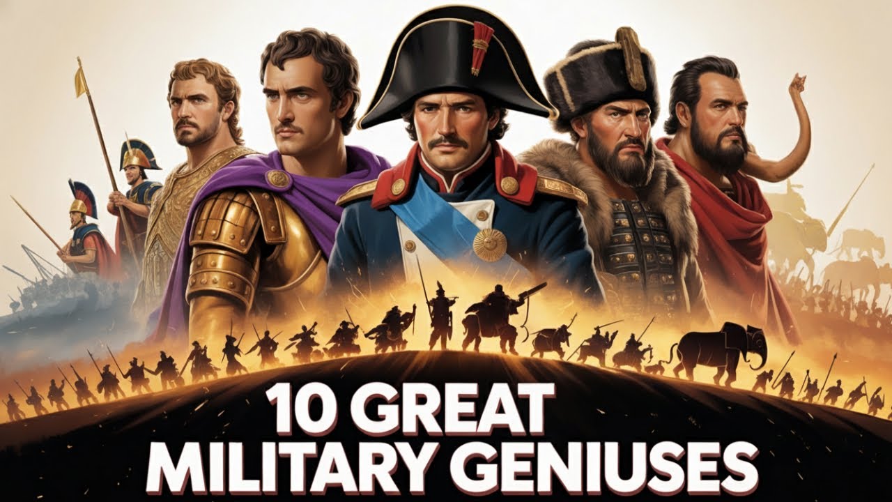 Top 10 Military Geniuses In History - YouTube