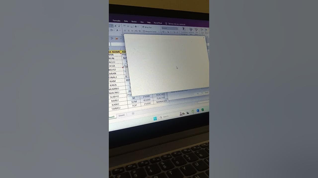 picture with record in MS Excel #microsoftexcel #msoffice #spreadsheetmagic #mstechtricks - YouTube