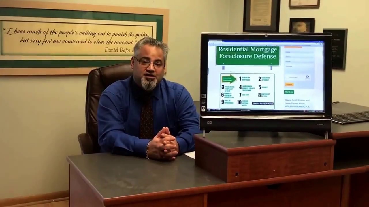 Residential Mortgage Foreclosure Defense Fort Lauderdale - Wayne Scott ...