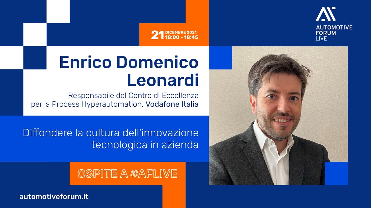 AFLIVE21 - 10a Puntata - Enrico Domenico Leonardi - YouTube