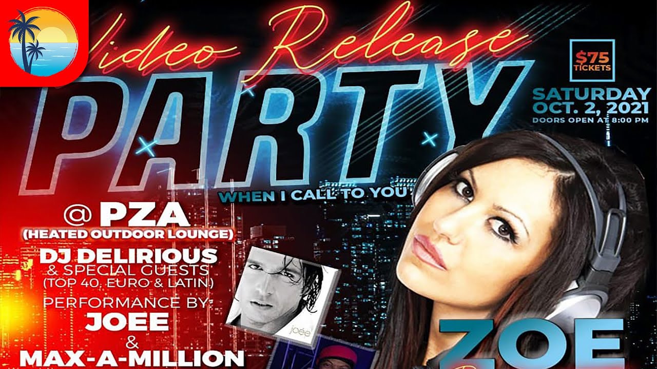 Zoe's Video Release Party Live Saturday October 2nd - YouTube