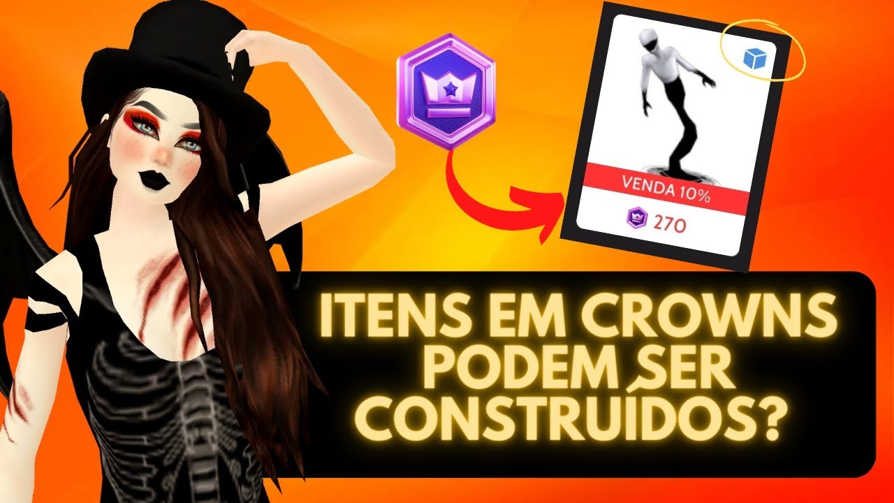 ITENS EM CROWNS PODEM SER CONSTRUÍDOS NA MÁQUINA DE CONSTRUÇÃO DO ...