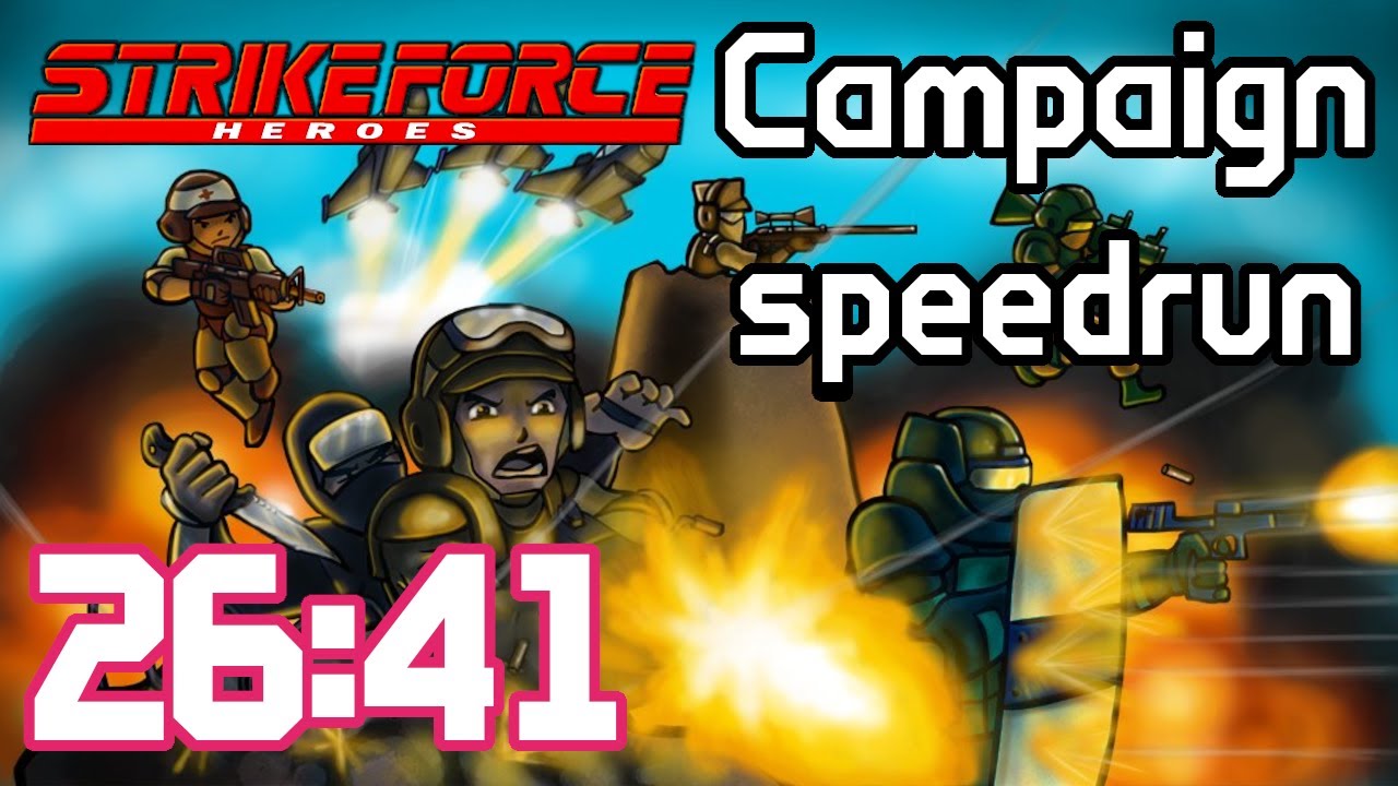 Strike Force Heroes Any% Speedrun 26:41 (PB) - YouTube