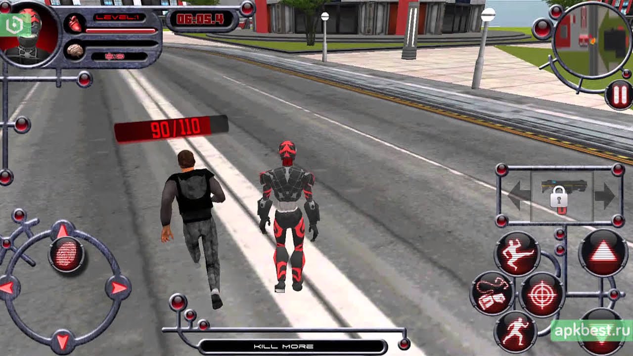 Обзор - Future Crime Simulator - для Андроид - YouTube