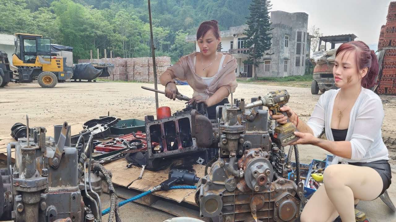 Full video: Genius girl repairs and restores various types of machinery and equipment. - YouTube