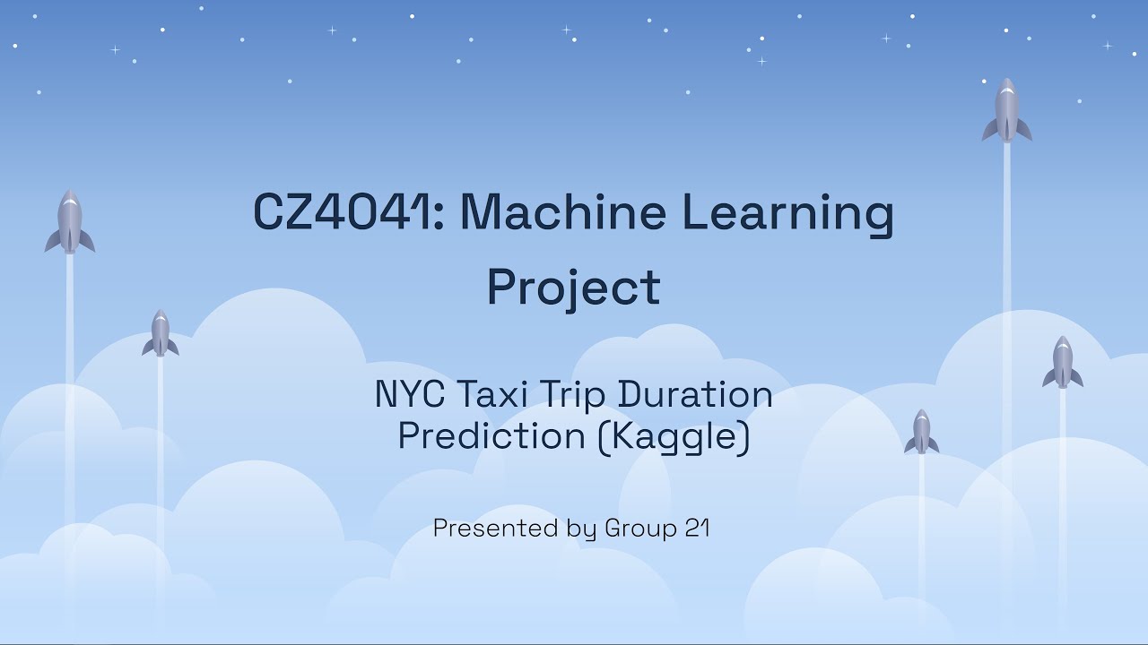 CZ4041 Machine Learning Project - Group 21 Presentation Video - YouTube