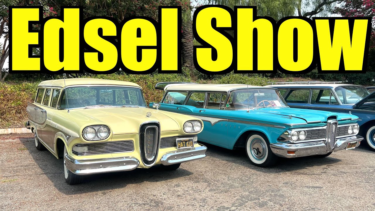 Edsel Owners Club National Meet Car Show In Ontario, California - YouTube