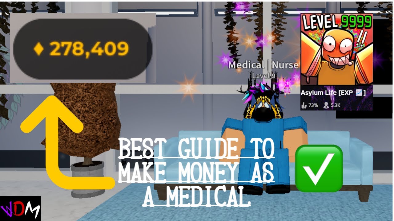 How to Earn More Points as Medical in Asylum Life | [Roblox] - YouTube