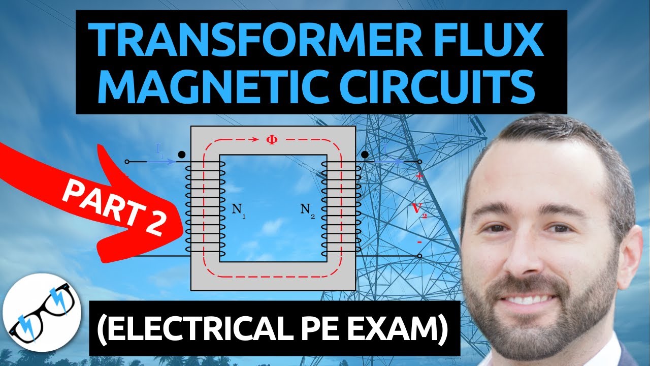 How to Solve Transformer Flux Φ, Reluctance, and Magnetic Circuits Part 2 (Electrical Power PE ...