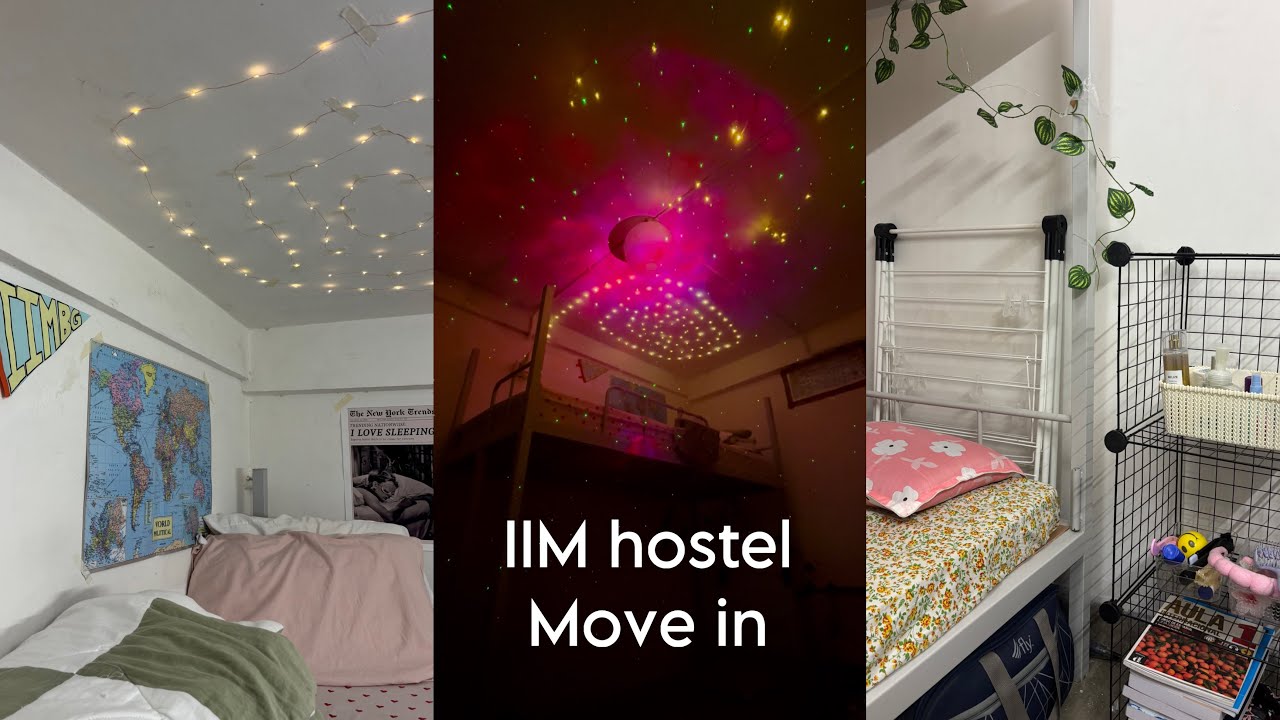 What Its like at an IIM Hostel - Moving in and Decorating - YouTube