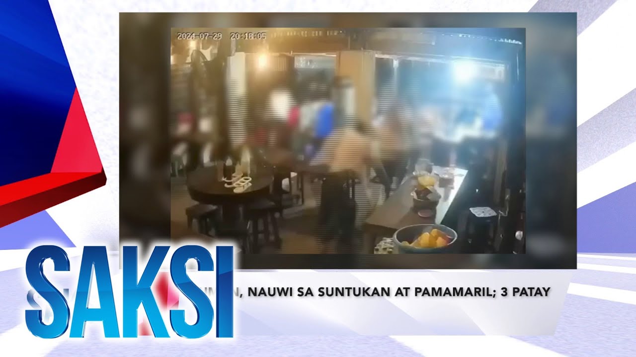 Saksi: (Recap) Inuman, nauwi sa suntukan at pamamaril; 3 patay ...