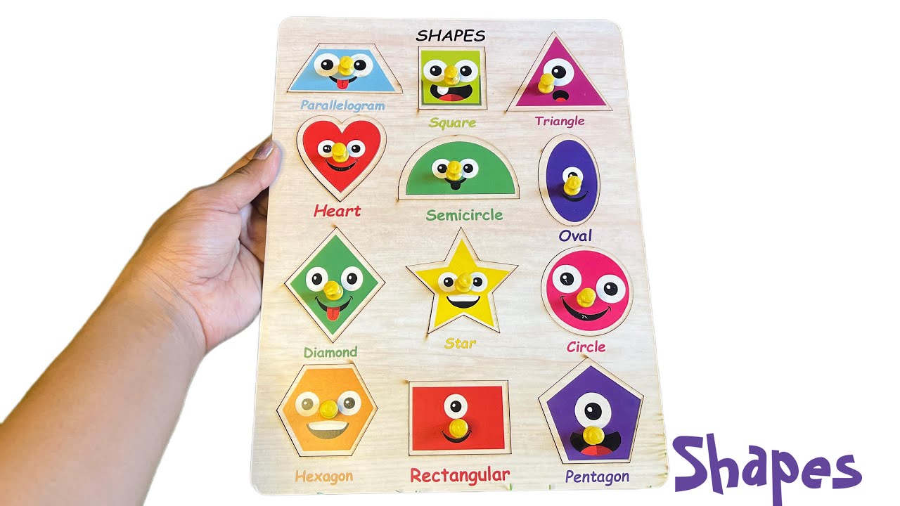 Shapes Puzzle For Toddler | Preschool Educational Video | - YouTube