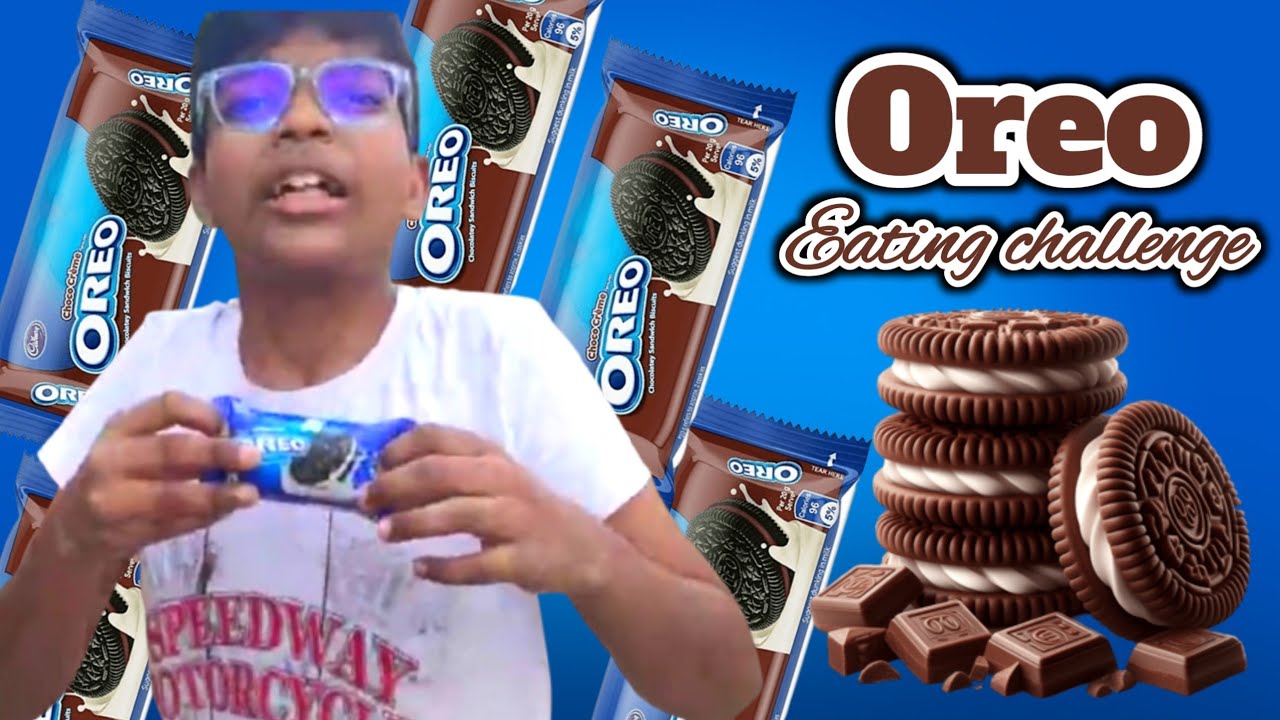 OREO EATING CHALLENGE - YouTube