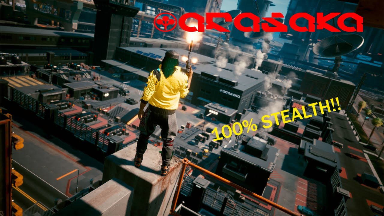 INVASÃO AO PARQUE INDUSTRIAL ARASAKA - 100% STEALTH!!! - CYBERPUNK 2077 ...