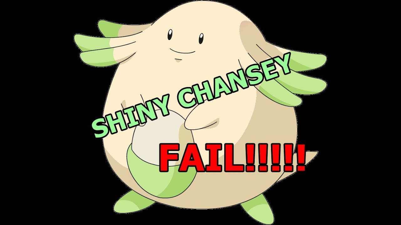 SHINY CHANSEY POKEMON X Y... FAIL!!!!!!!!!!!!!!!!! - YouTube