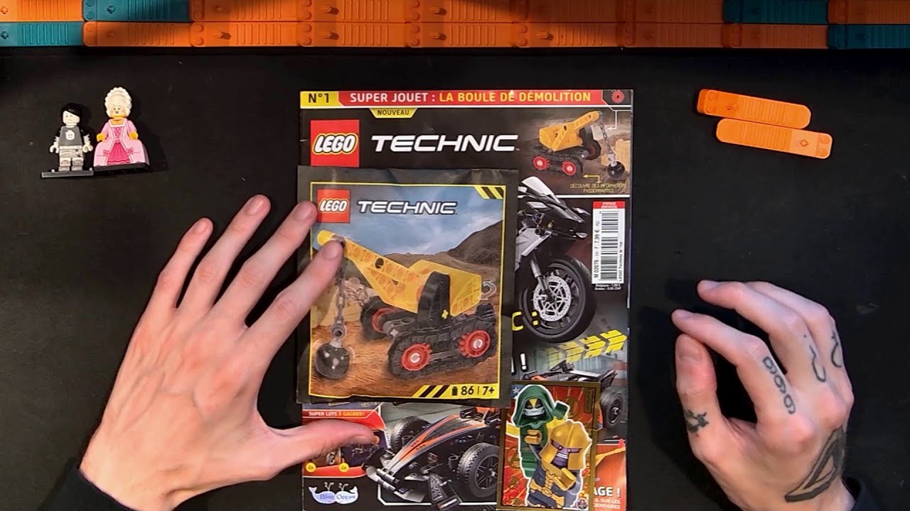 LEGO Technic 1 French Magazine 412401-1 Build and Review! Wrecking Ball ...