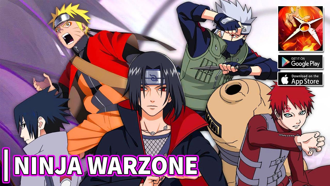 Ninja Warzone Gameplay | Android iOS Naruto Game - YouTube