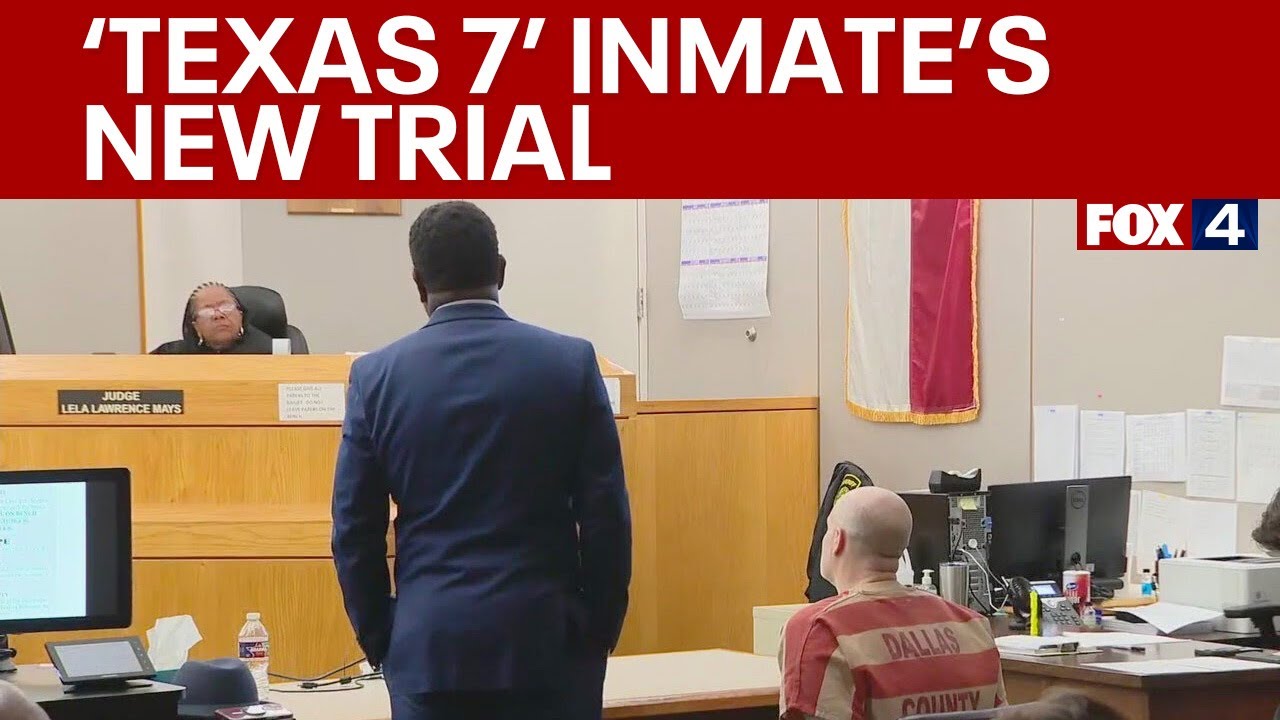 Battle over documents in 'Texas 7' inmate's new trial - YouTube
