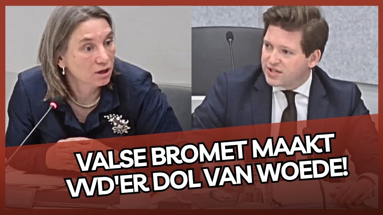 Valse Bromet maakt VVD'er dol van WOEDE tijdens debat over stikstof ...