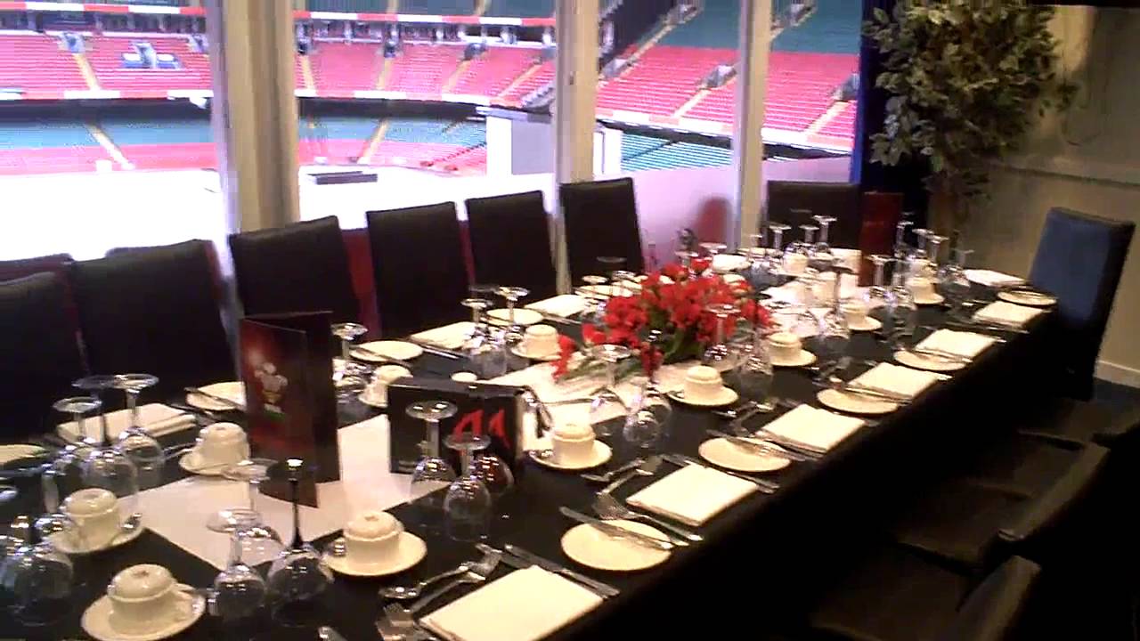 Millennium Stadium corporate boxes - YouTube