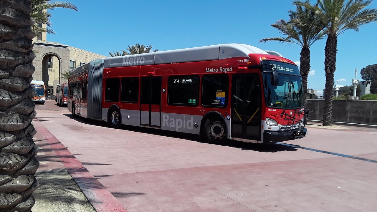 LACMTA 2019 New Flyer XN60 #8744 - YouTube
