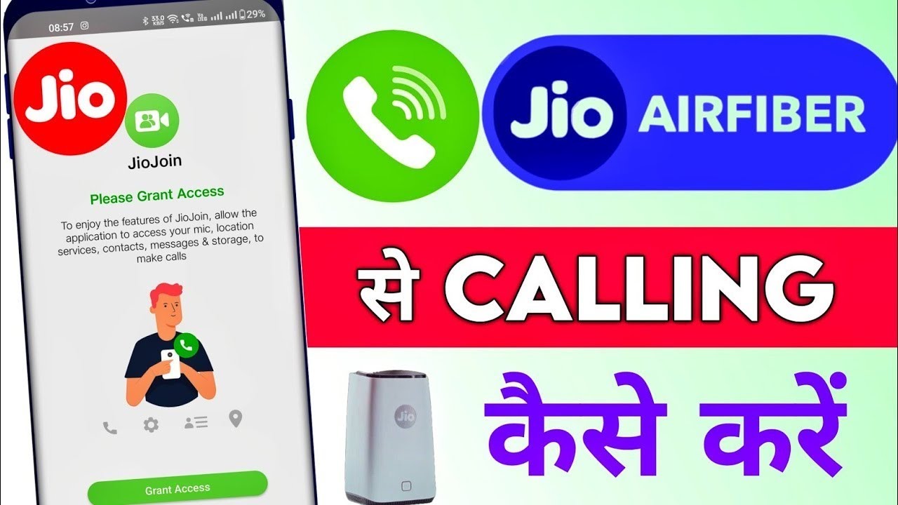 How to Make Voice Calls From jio AirFiber ? | Jio AirFiber se Voice ...