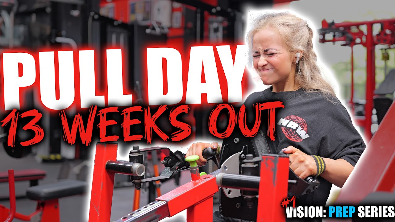 Pull Day & Physique Update | 13 Weeks Out | Natural Female Bodybuilding ...