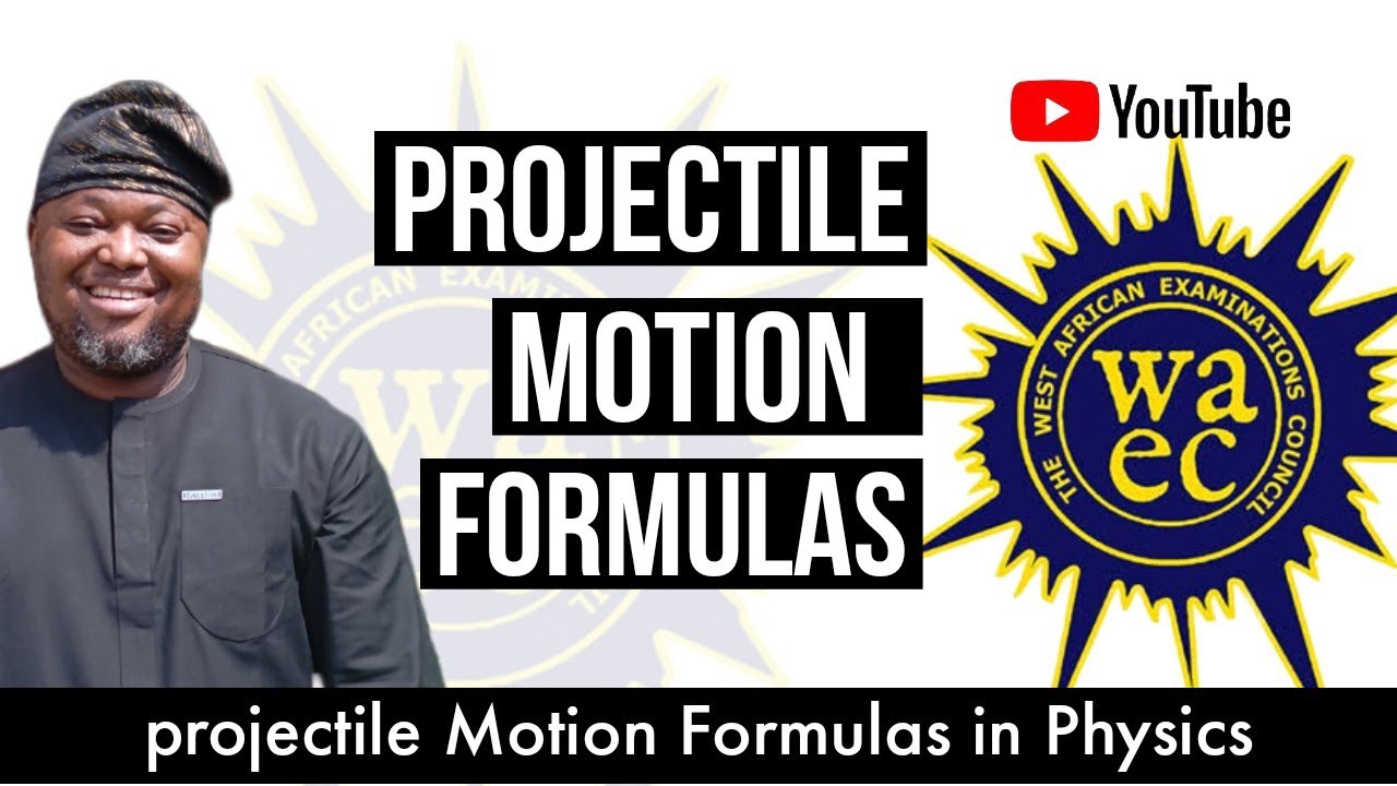 PROJECTILE MOTION FORMULA IN PHYSICS - YouTube