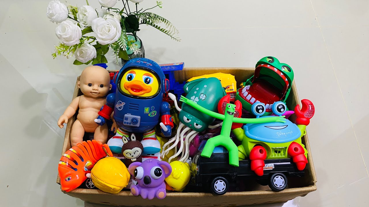 Toy Box ASMR | Satisfying Plastic Tapping & Sorting Sounds (No Talking ...