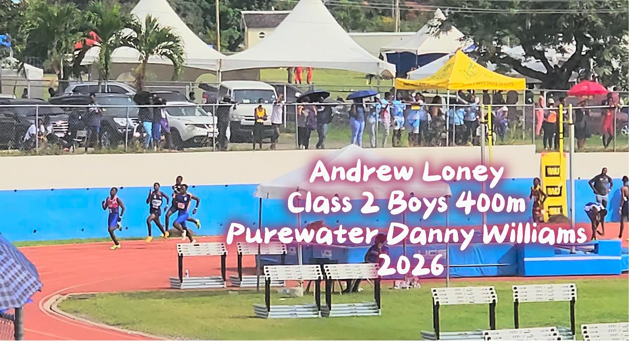 Andrew Loney | Class 2 Boys 400m | Purewater Danny Williams 2026 - YouTube