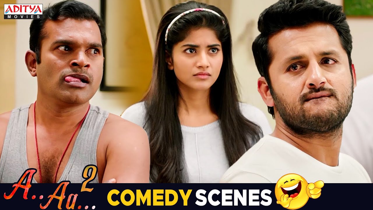 "A Aa 2" Movie Comedy Scenes || Nithiin || Megha Akash || Ashu Reddy ...